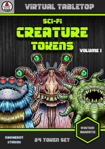 Sci-Fi Creature Tokens Volume 1 – ICRPG Community Content