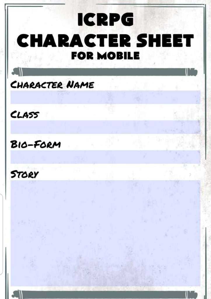 ICRPG Mobile Character Sheet – ICRPG Community Content